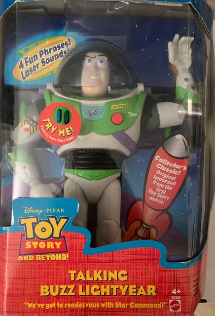 2001 DISNEY PIXAR Toy Story and Beyond Talking Buzz Lightyear NIB NRFB ...