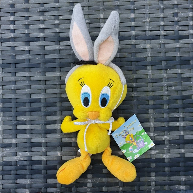 WARNER BROS STUDIO Store Looney Tunes Tweety Rabbit Soft Toy Bean Bag ...