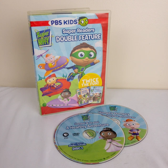 PBS KIDS SUPER Why Super Readers DVD Hansel Gretel Humpty Dumpty Double ...