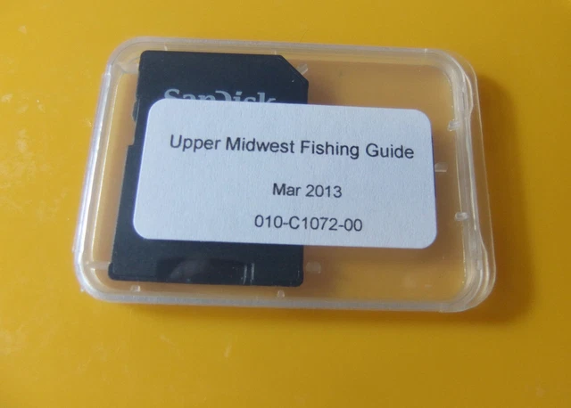 GARMIN UPPER MIDWEST Fishing Guide - microSD/SD w/ Lake of the Woods ...
