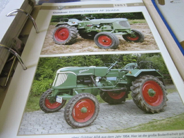 TRAKTOR DATENBLATT GÜLDNER 5 Dieselschlepper AF20, ADA, 1951 EUR 4,43 ...