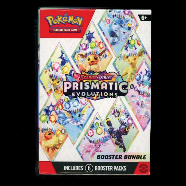 POKÉMON TCG - Prismatic Evolutions - Booster Bundle - Factory Sealed ...