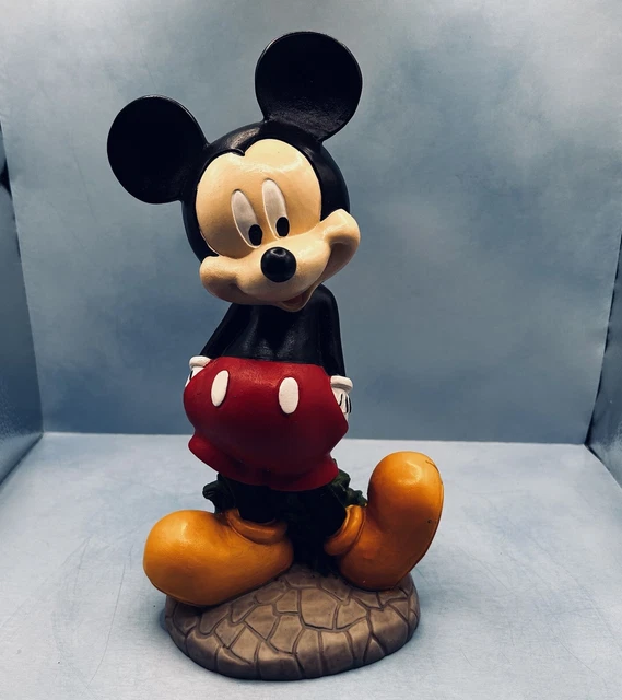 DISNEY MICKEY MOUSE Garden Statue 11 inch tall Figurine DIG Indoor ...