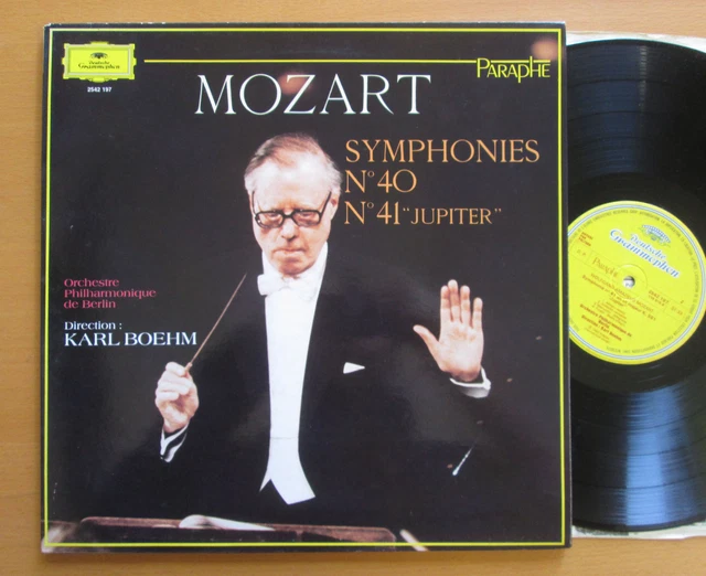 DG 2542 197 Mozart Symphony 40 & 41 Jupiter Karl Bohm Berlin Philharmonic EX/EX £9.99 - PicClick UK