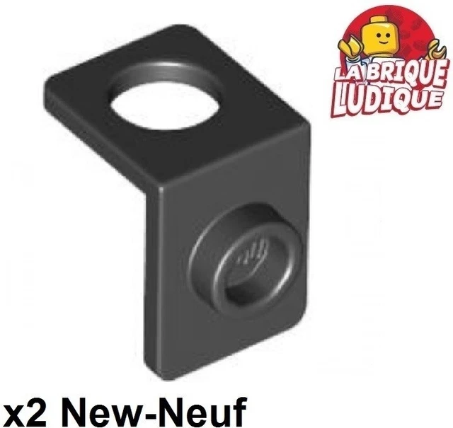 LEGO 2X MINIFIG Neck Bracket Back Stud support cou épais 90° noir 28974 ...