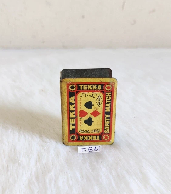 1920S VINTAGE TEKKA Wimco Safety Matches Advertising Tin Matchbox ...
