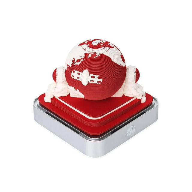 3D MEMO PAD Calendar 2026, Desk Calendar With LED Lights, Art Calendar ...