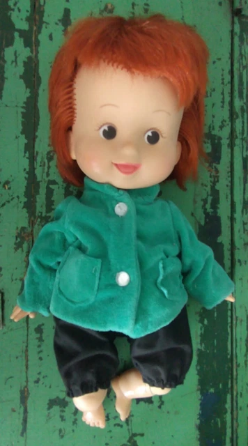 VINTAGE 1980'S FLINTSTONES Pebbles Doll Mighty Star Hanna-Barbera $6.00 ...