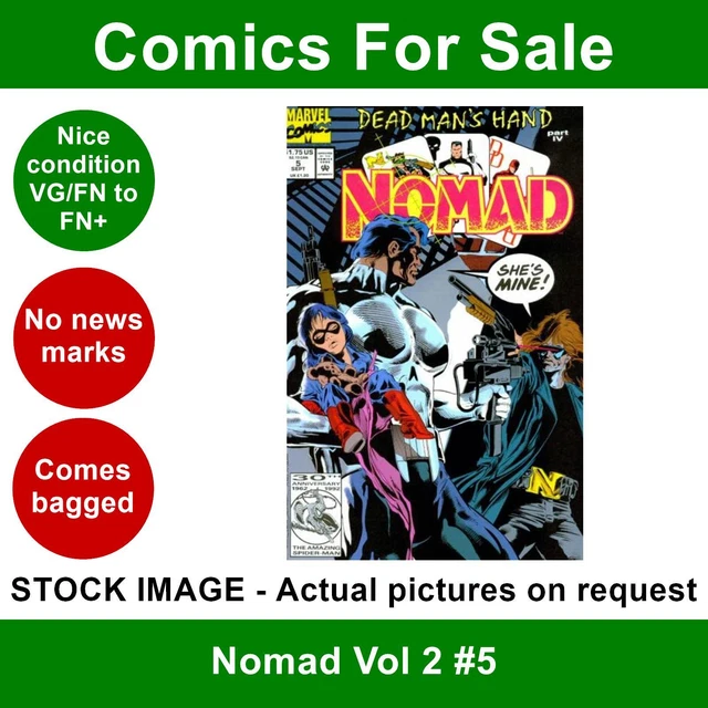 MARVEL NOMAD VOL 2 #5 comic VG/FN+ 01 September 1992 EUR 5,01 - PicClick IT