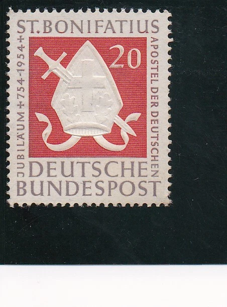 BRIEFMARKE BRD EINZELMARKE 1200. Todestag hl. Bonifatius Mi. 199 ...