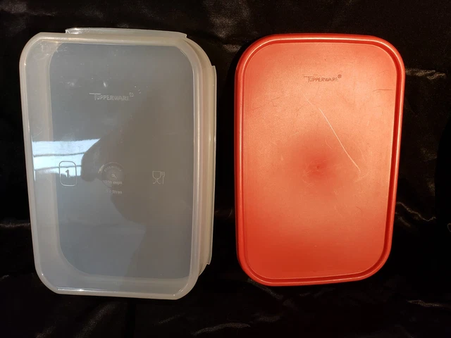 VINTAGE TUPPERWARE MODULAR Mates Rectangle Storage Container 8.5 Cup ...