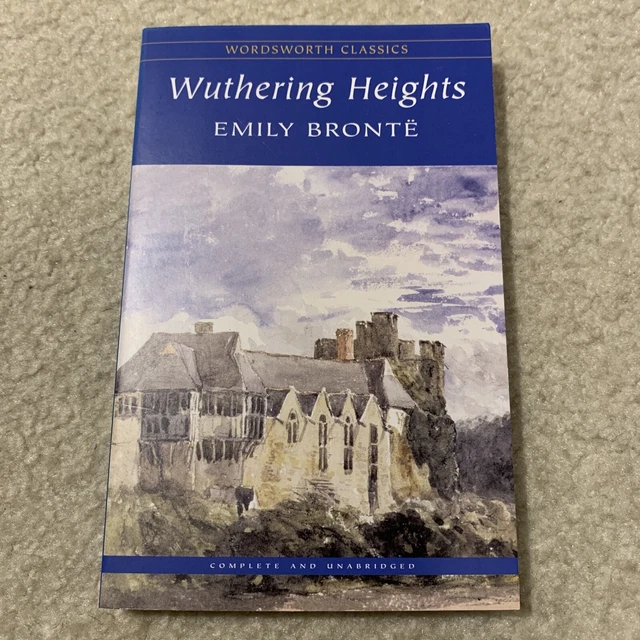 WUTHERING HEIGHTS EMILY Bronte Unabridged Paperback Book Wordsworth ...