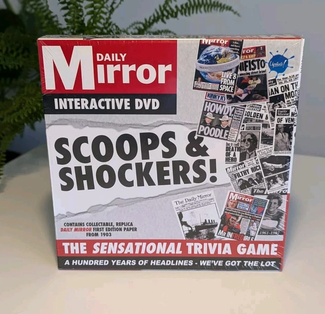 THE DAILY MIRROR Interactive DVD Game - Scoops & Shockers! 2006 New ...