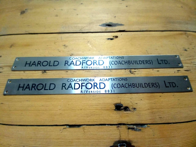 CLASSIC MINI COOPER S Radford Converted Sill Cover Plates Works Rare ...