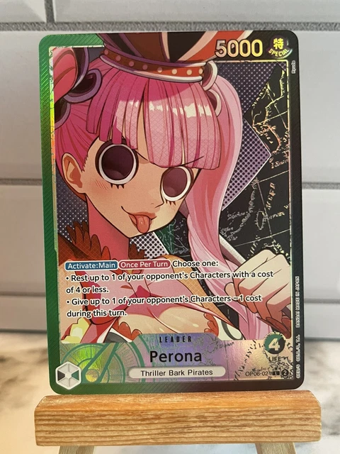 PERONA LEADER ALT Art OP06-021 One Piece Wings Of The Captain Inglese ...