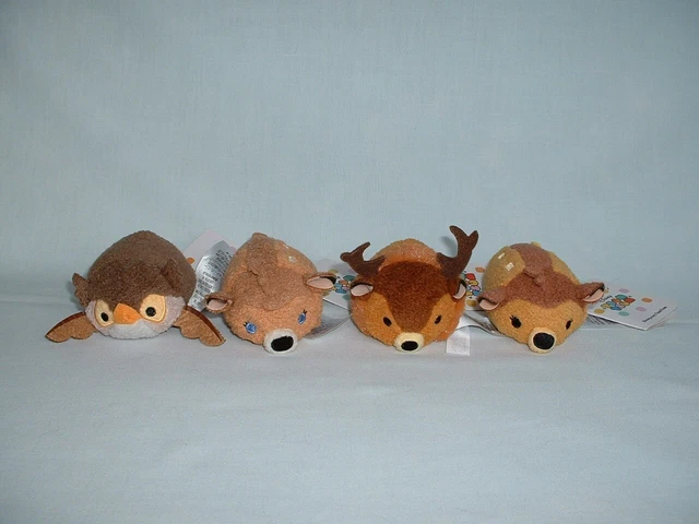 DISNEY TSUM TSUM *NEW WITH TAGS* Set Of BAMBI Soft Plush Toys PRINCE ...