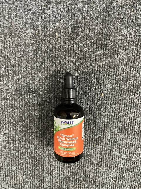 NOW FOODS, FRESH Green Black Walnut Wormwood Complex, 2 fl oz £11.00 ...