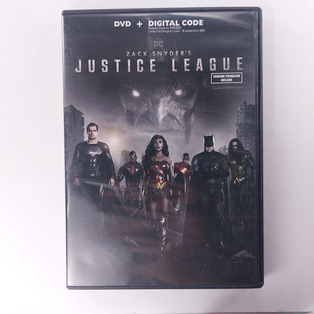 ZACK SNYDER’S JUSTICE League (2 Disc DVD, 2021, Canadian) $10.19 ...