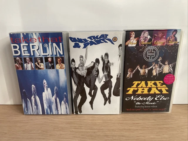 VHS TAKE THAT & Party Live In Berlin Nobody Else The Movie Video Tapes ...