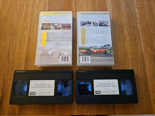 THE HISTORY OF Motor Racing 1950s And 1960s VHS Duke Videos EUR 2,32 ...