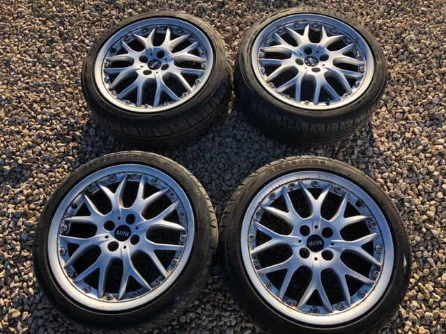 MINI GENUINE 17& BBS Alloy Wheels Cross-Spoke Composite RS844 Silver ...