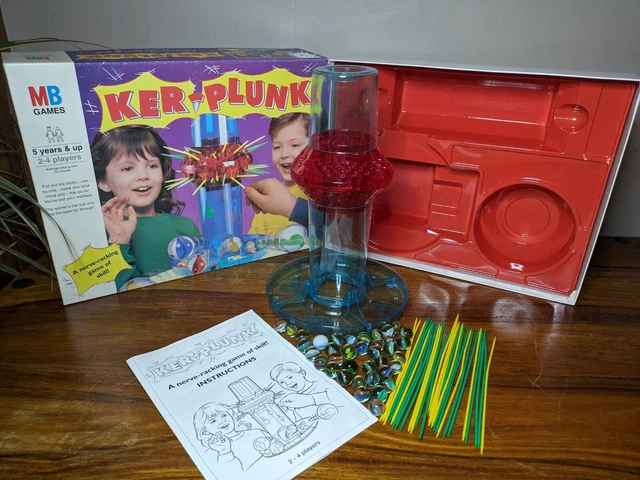 VINTAGE KER-PLUNK GAME By MB Games 1994 Kerplunk £14.99 - PicClick UK