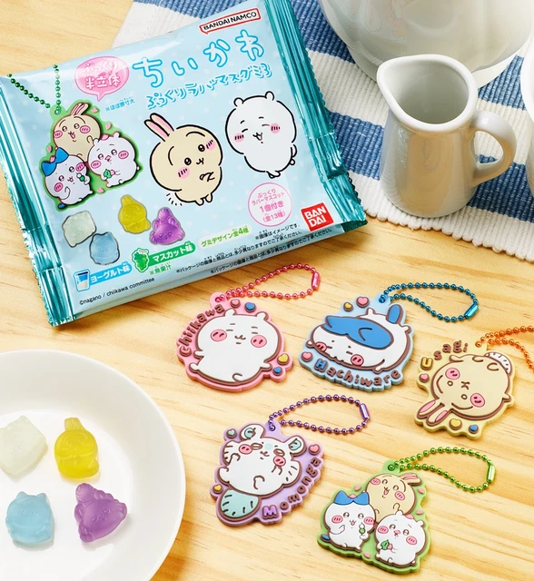 CHIIKAWA PUKKURI RUBBER Mascot Gummy 3 / x12P at random in box Bandai ...