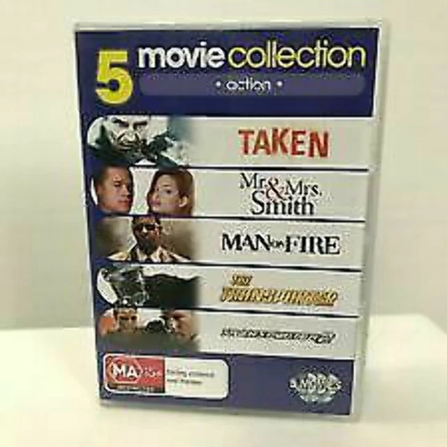 5 MOVIE COLLECTION Action Movie DVD Set R4 PAL AUS/NZ very good ...