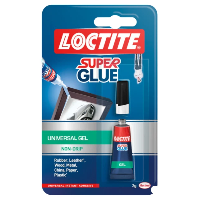 LOCTITE UNIVERSAL GEL Super Glue Non Drip Super Strong Adhesive 2g New ...