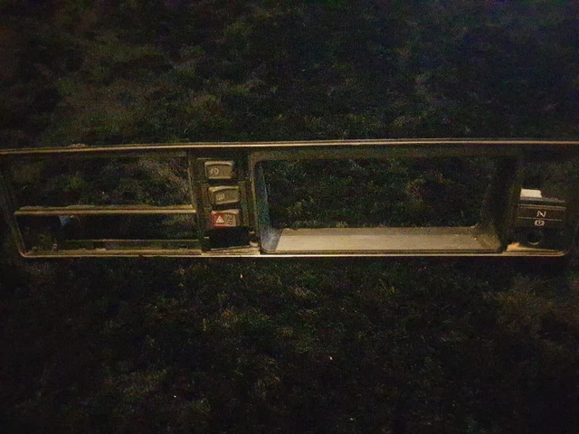 VW GOLF MK1 GTI Convertible dash clocks cluster surround chrome trim ...