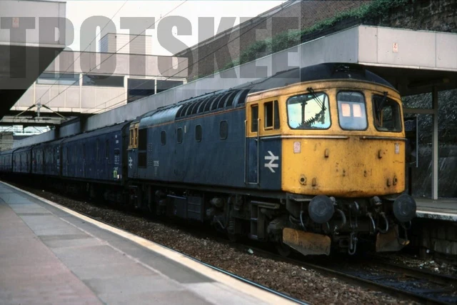 35MM SLIDE BR British Railways Diesel Loco Class 33 33015 Coventry 1988 ...