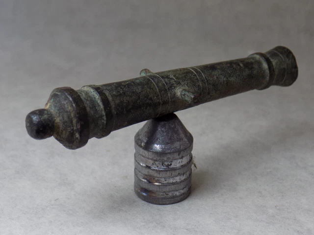 MINIATURE CANNON BARREL,GEORGIAN toy in cast brass £8.51 - PicClick UK