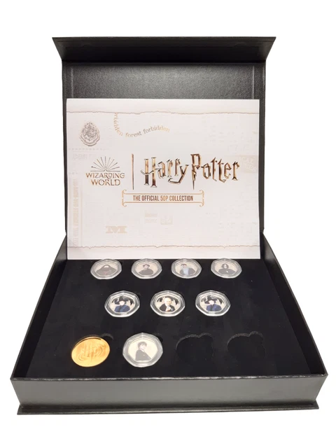 HARRY POTTER THE Official 50p Collection Wizarding World Boxed Not ...