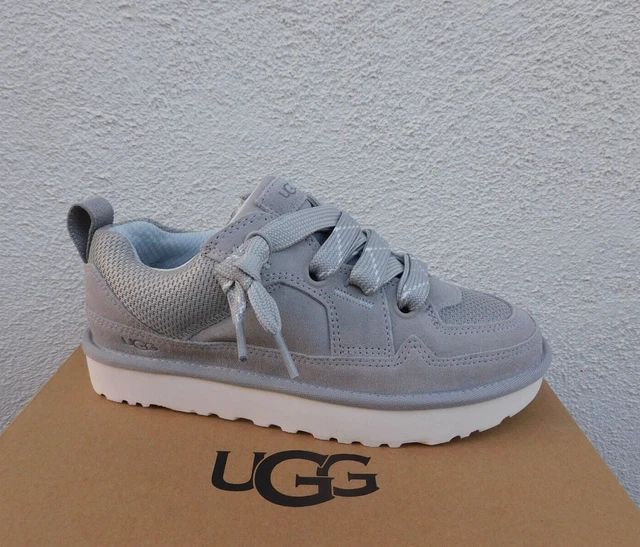 UGG LO LOWMEL Campfire Grey Suede Sneaker Boots, Women Us 7/ Eur 38 ~New In Box $180.36 ...