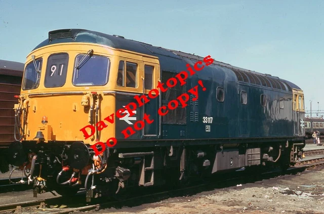 ORIGINAL 35MM Slide Diesel /Steam Train / Engine Railway 33117 ...