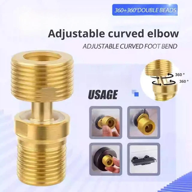ADJUSTABLE ANGLE ADAPTER Valve Joint mixing valve E9V4 P8V7 Q5K3 Y4L1 £ ...