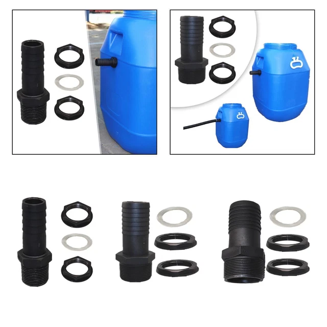 IBC TANK CHANNEL tank overflow connection rain barrel hose grommet for ...