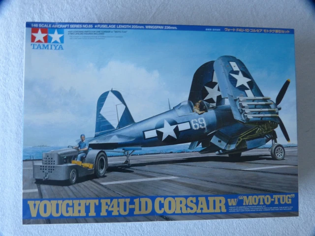 TAMIYA 61085 VOUGHT F4U-1D Corsair / "Moto-Tug" 1/48 NEU EUR 29,90 - PicClick DE