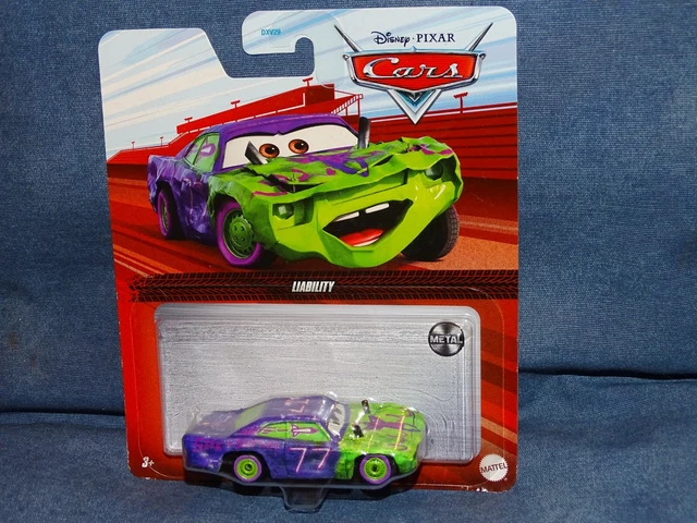 RARE VOITURE DISNEY Pixar Cars 3 Liability N°77 Course Thunder Hollow ...