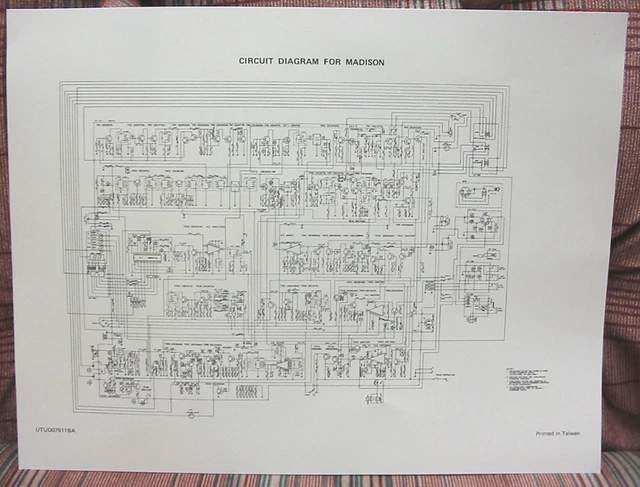 UNIDEN MADISON 40 Channel AM/SSB CB Radio Owners Manual + Schematics ...