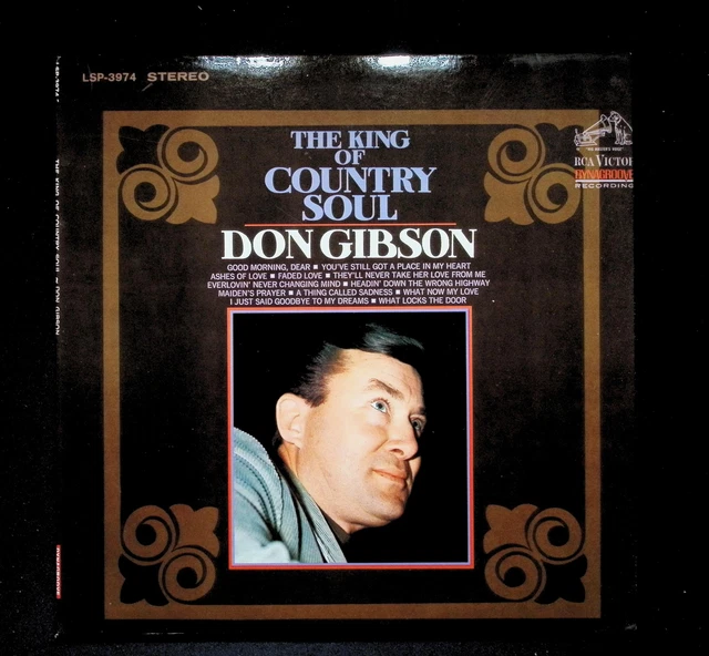 DON GIBSON THE King Of Country Soul LP 1968 RCA Victor Country $3.60 ...