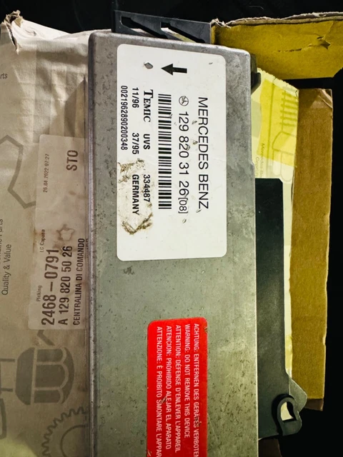 MERCEDES-BENZ SL R129 roof control unit ECU 1298205026 1298203126 ...