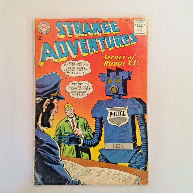 ROBOT VINTAGE OCTOBRE 1964 DC National Comics Strange Adventures numéro ...