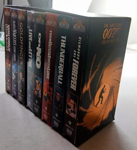 THE JAMES BOND 007 Collector's VHS Box Set 1998 MGM UA 8 Movies £18.91 - PicClick UK