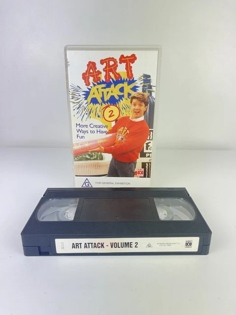 ART ATTACK 2 - 1995 ABC For Kids - VHS Video Tape $17.99 - PicClick AU
