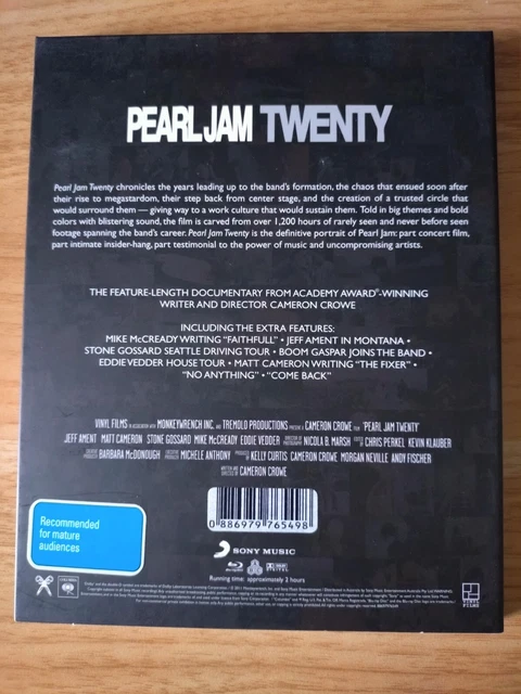 PEARL JAM - Twenty (PJ20) - region free blu-ray - Cameron Crowe film ...