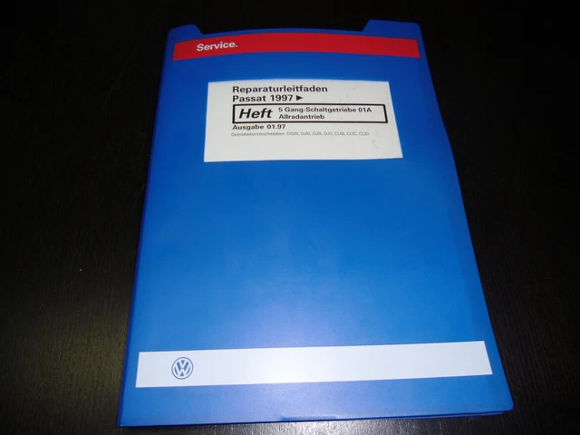 MANUALE D'OFFICINA VW Passat B5 5 Marcia Cambio 01A Synchro Allrad 01/ ...
