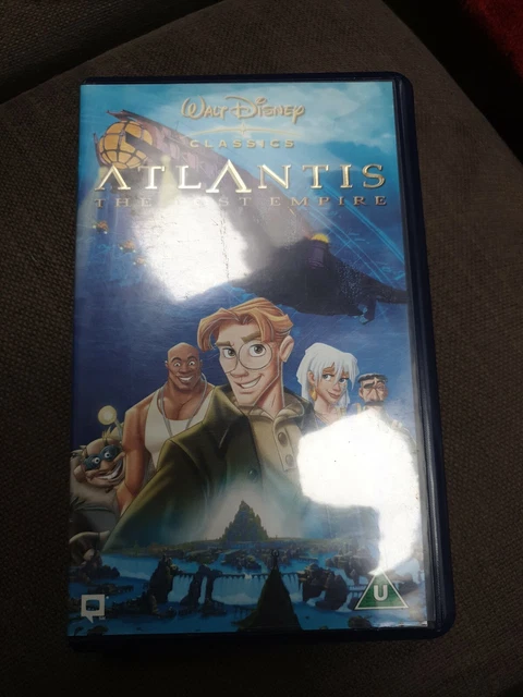 WALT DISNEY ATLANTIS The Lost Empire VHS Video Retro Rare Cartoon Film ...