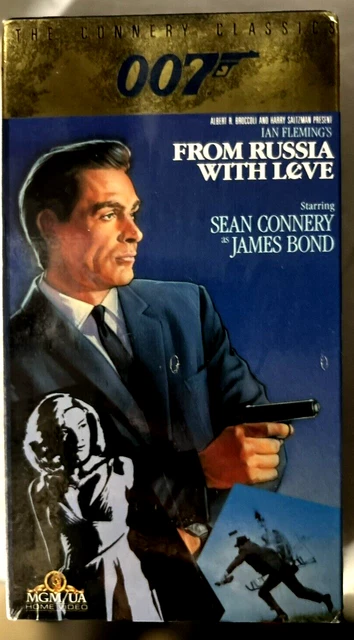THE CONNERY CLASSICS-JAMES Bond 007 From Russia W/Love VHS 1988 Brand ...