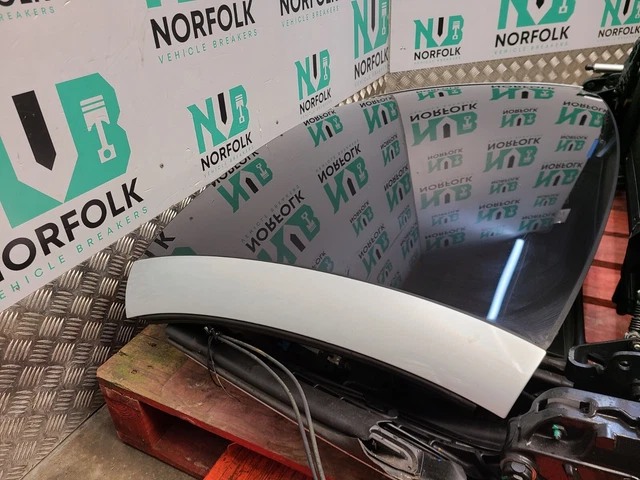 MERCEDES SLK R172 Folding Hardtop (Glass panel) Complete Iridium Silver ...